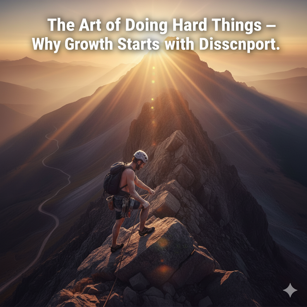 The Art of Doing Hard Things — Why Growth Starts with Discomfort By ...
