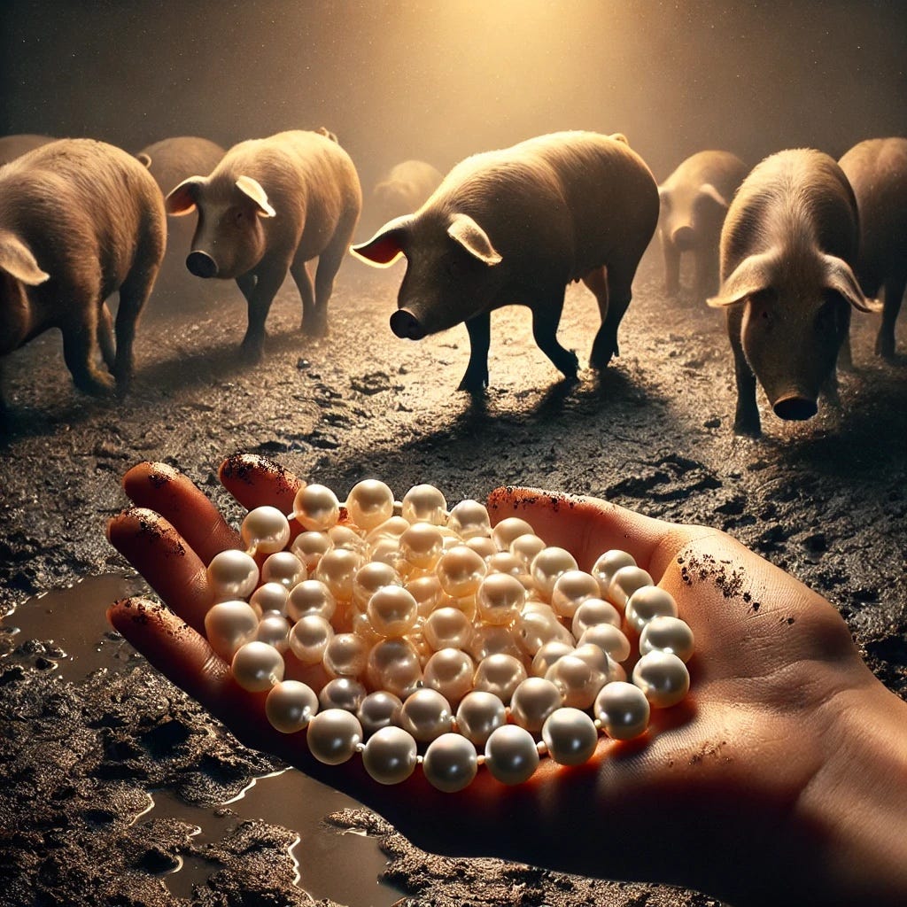 Casting Pearls Before Swine: Why the Wrong Audience Is Wasting Your ...