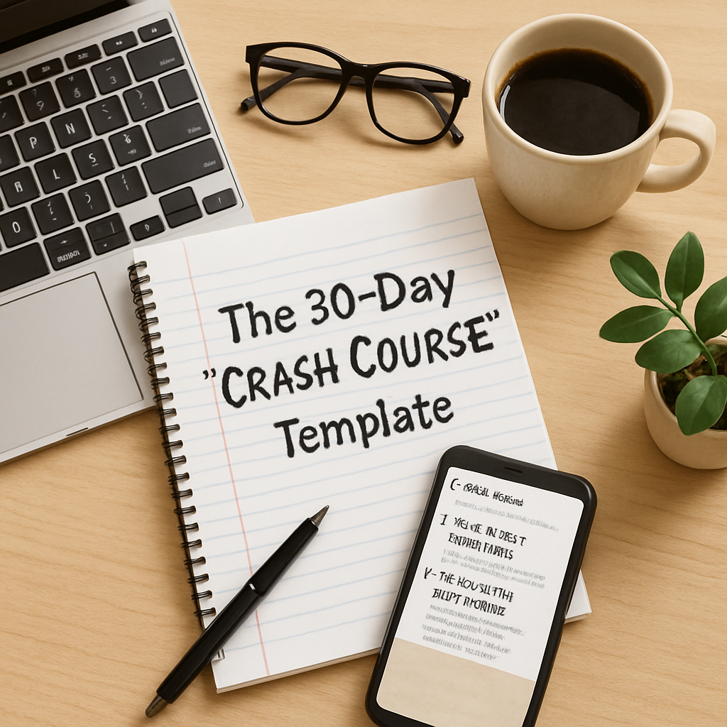 The 30-Day “Crash Course” Template: Build a Hireable Skill From Zero in ...