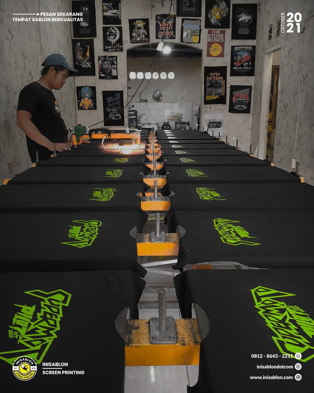 Inisablon.com 0812–8643–2211 konveksi baju tangerang Inisablon.com ...