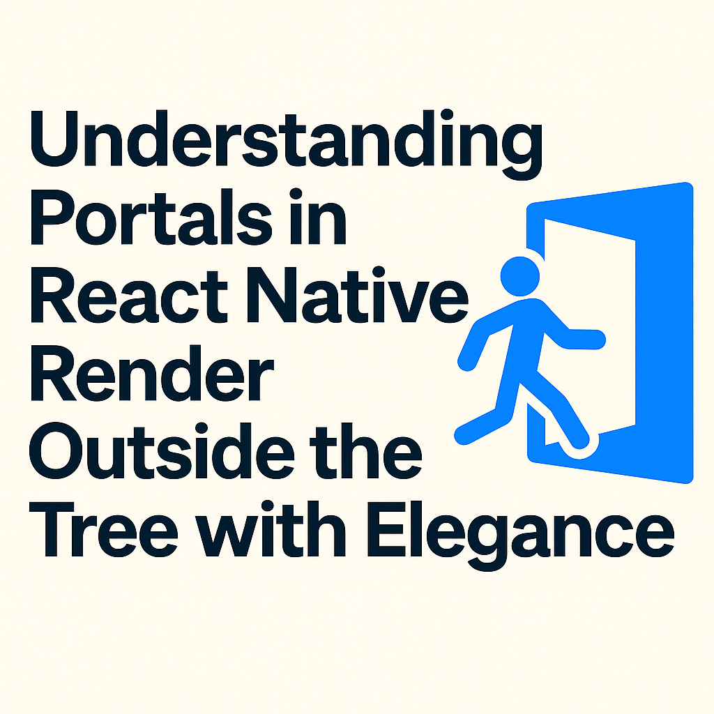 Understanding Portals in React Native: Render Outside the Tree with Elegance | by Mohammed ...