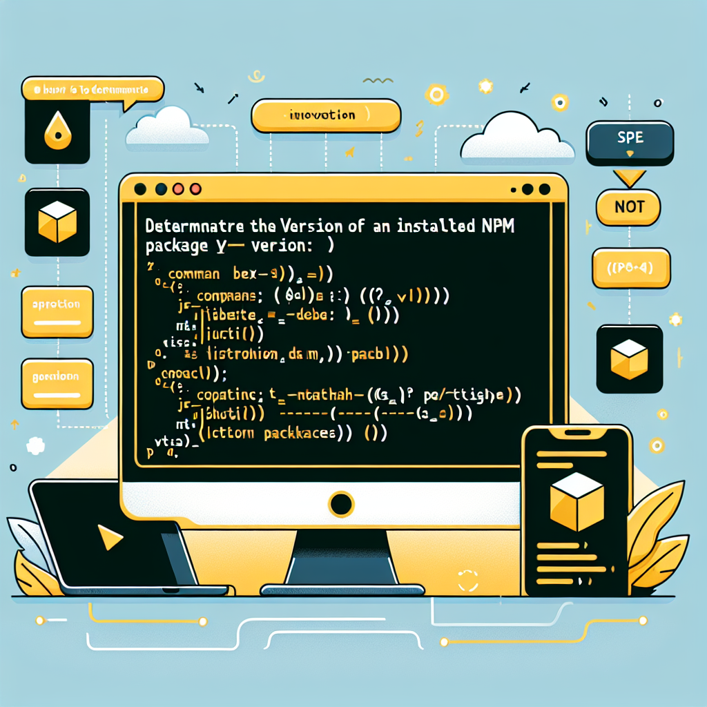 Finding the Version of an Installed Node.js npm Package | by Denis Bélanger 💎⚡ | Medium