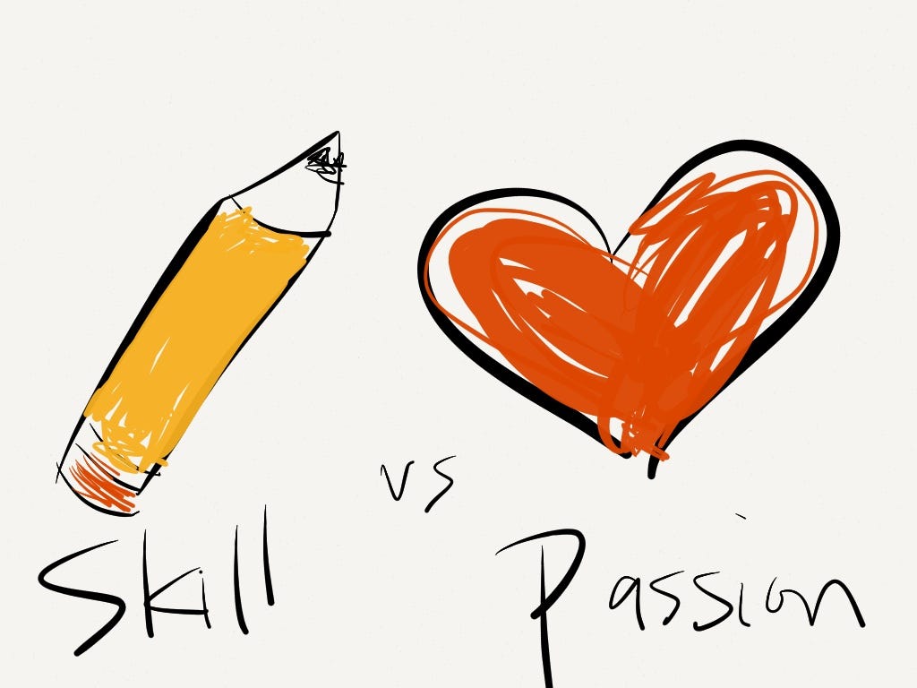 Are you team Skill or team Passion? | by Busayo | Medium