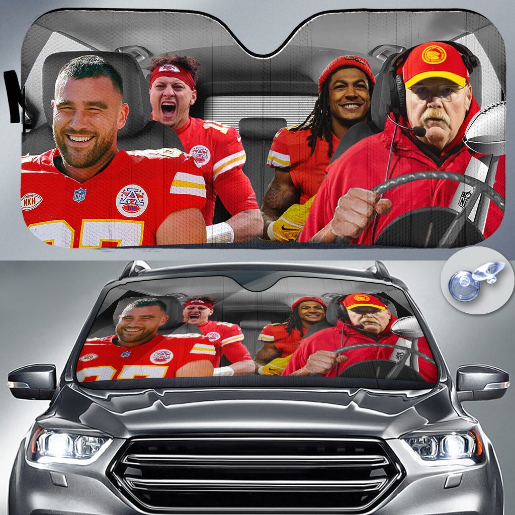 Super Bowl LVIII Champions Kansas City Chiefs Car Sunshade | by ...