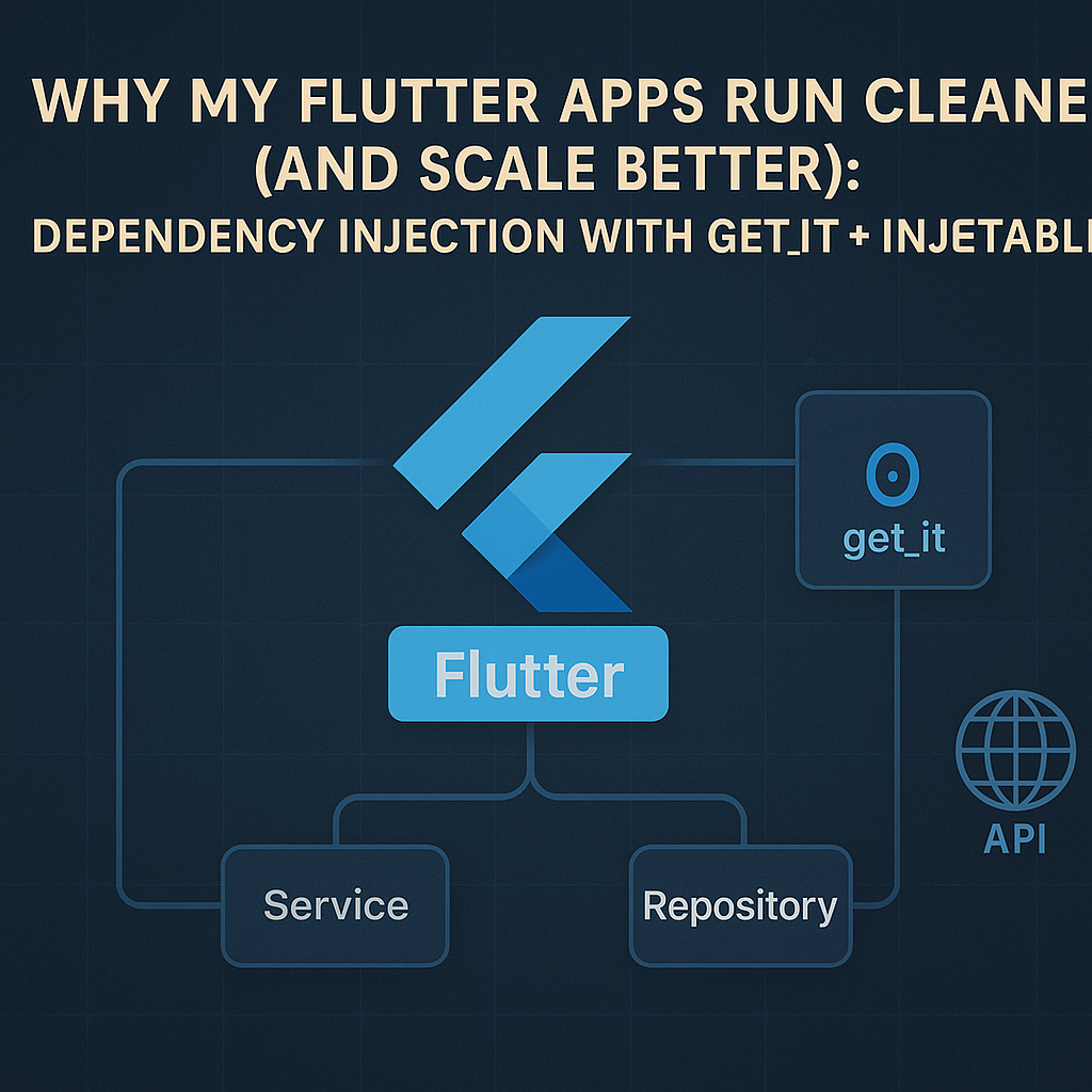What made My Flutter Apps Run Cleaner (and Scale Better): Dependency Injection | by Harsh Mittal ...