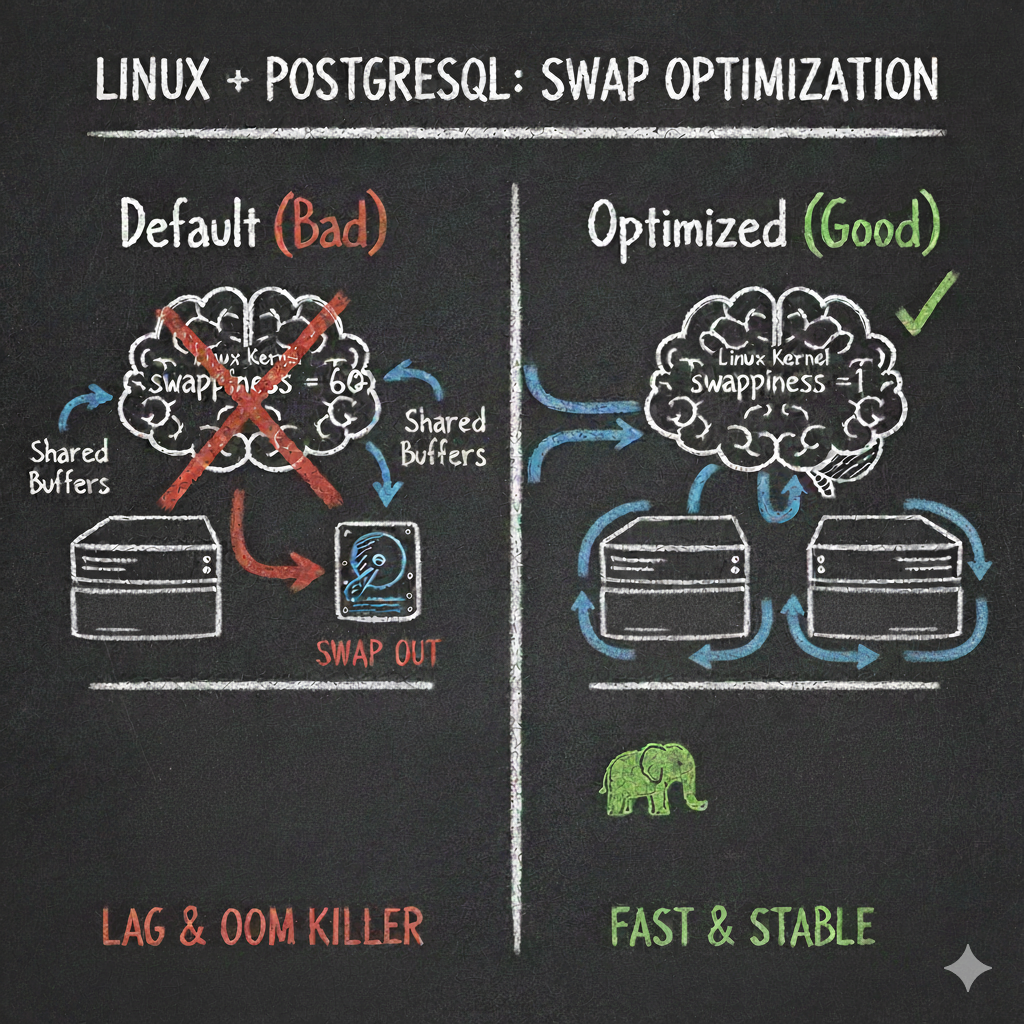 Linux Swappiness and PostgreSQL Performance Optimization | by Oz ...