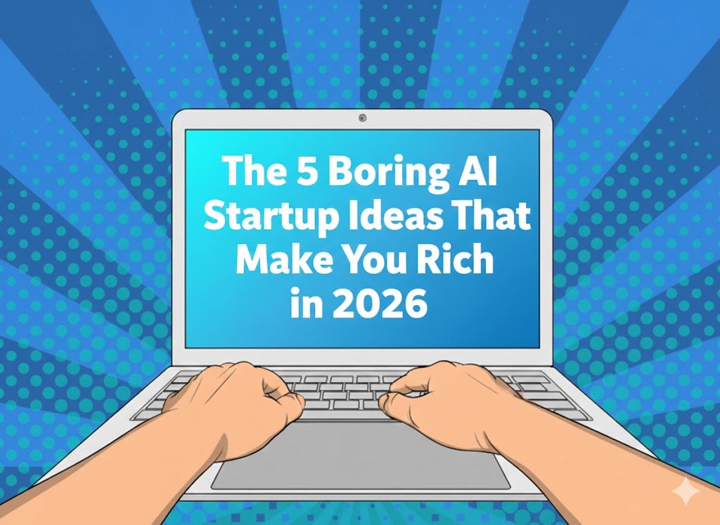 The 5 Boring AI Startup Ideas That Can Make You Rich in 2026 | by ...