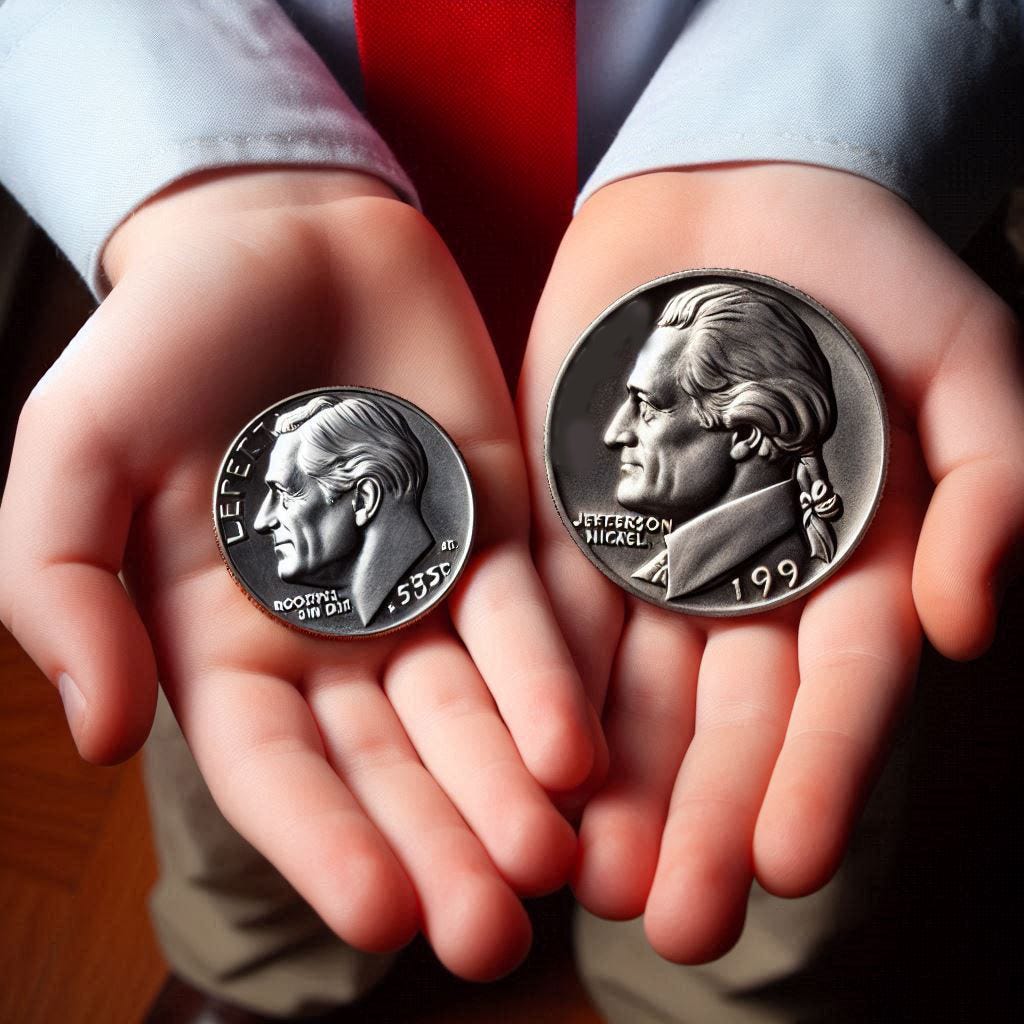 The Big Nickel or the Little Dime | by Jody Wright | Bouncin’ and ...