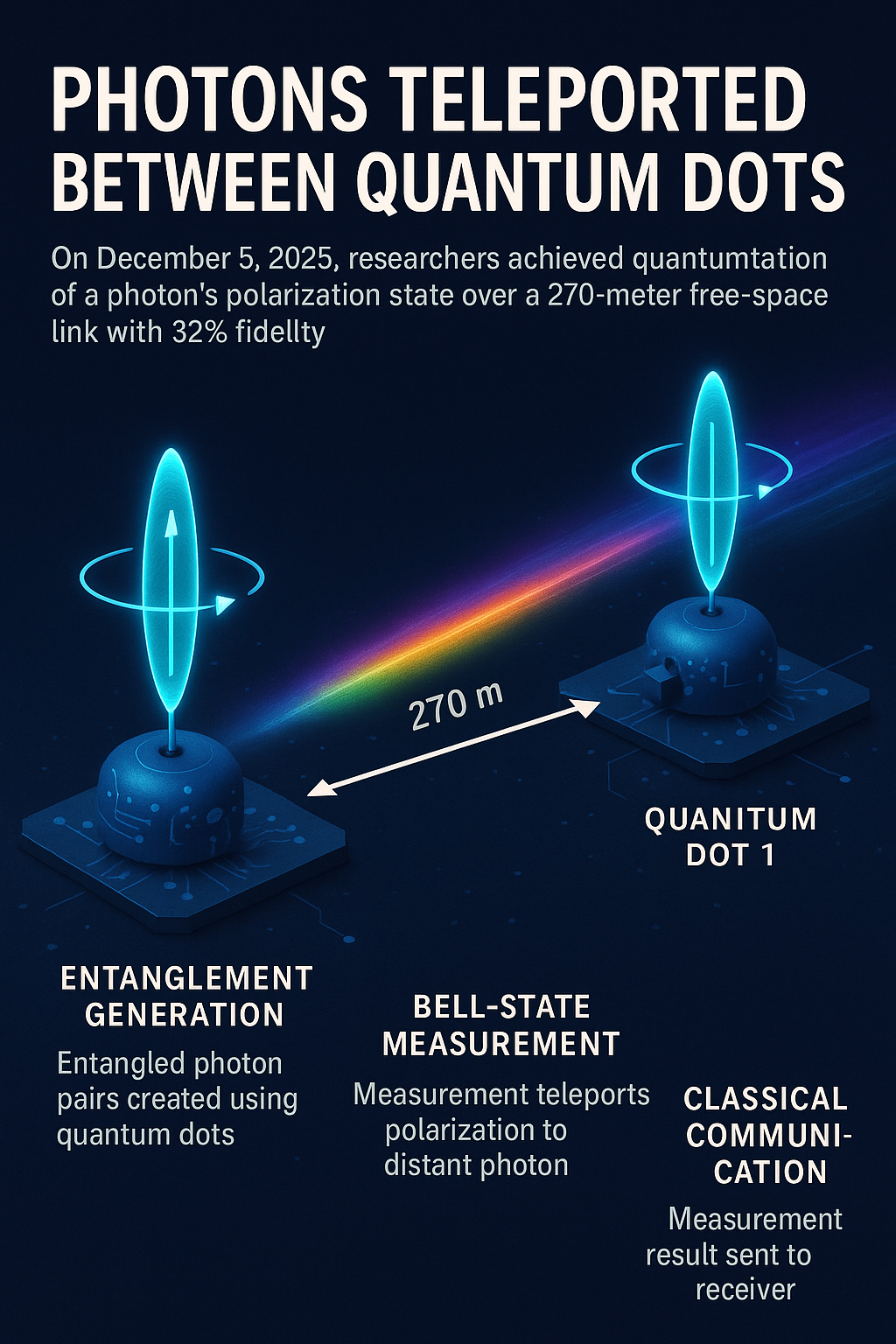 Quantum Teleportation Breakthrough: Photons Teleported Between Quantum ...