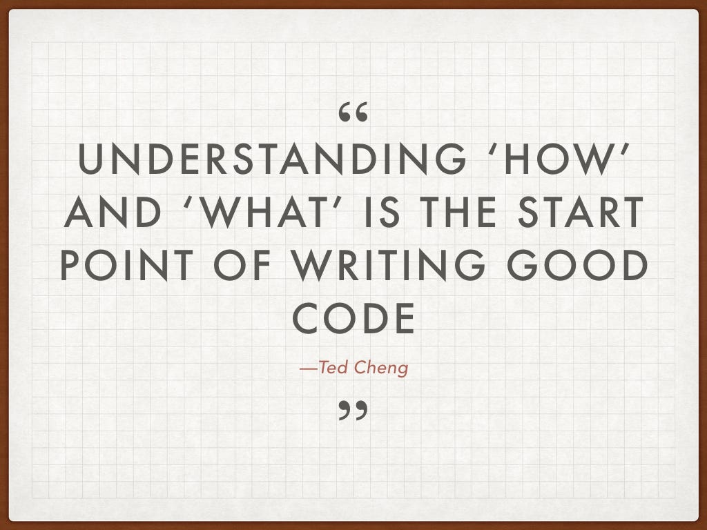 Coding — HOW method and WHAT method | by Ted Cheng | Medium
