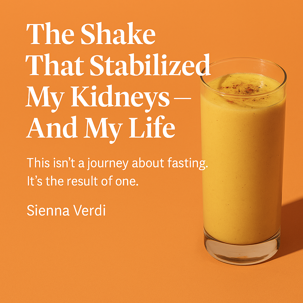 The Shake That Stabilized My Kidneys — And My Life | by Hans-Peter ...