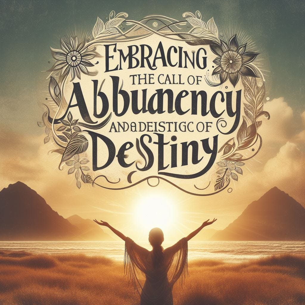 Embracing Abundance: Your Destiny is Calling | by Small World | Feb ...