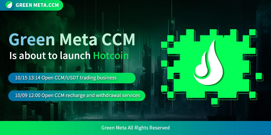 Green Meta (CCM) has been listed on Hotcoin Global | by GREEN_META | Medium