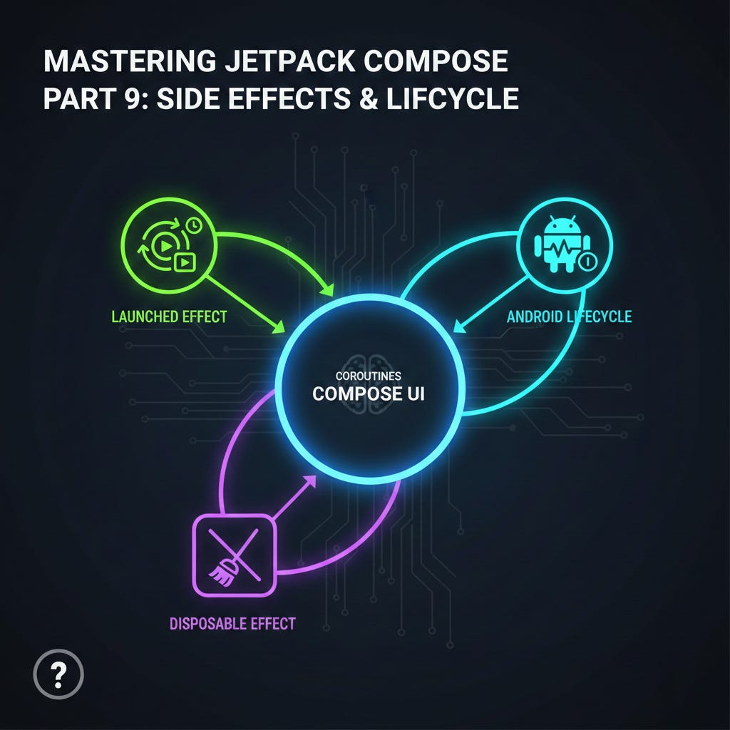 Jetpack Compose Part 9: Side Effects & Lifecycle | Stackademic