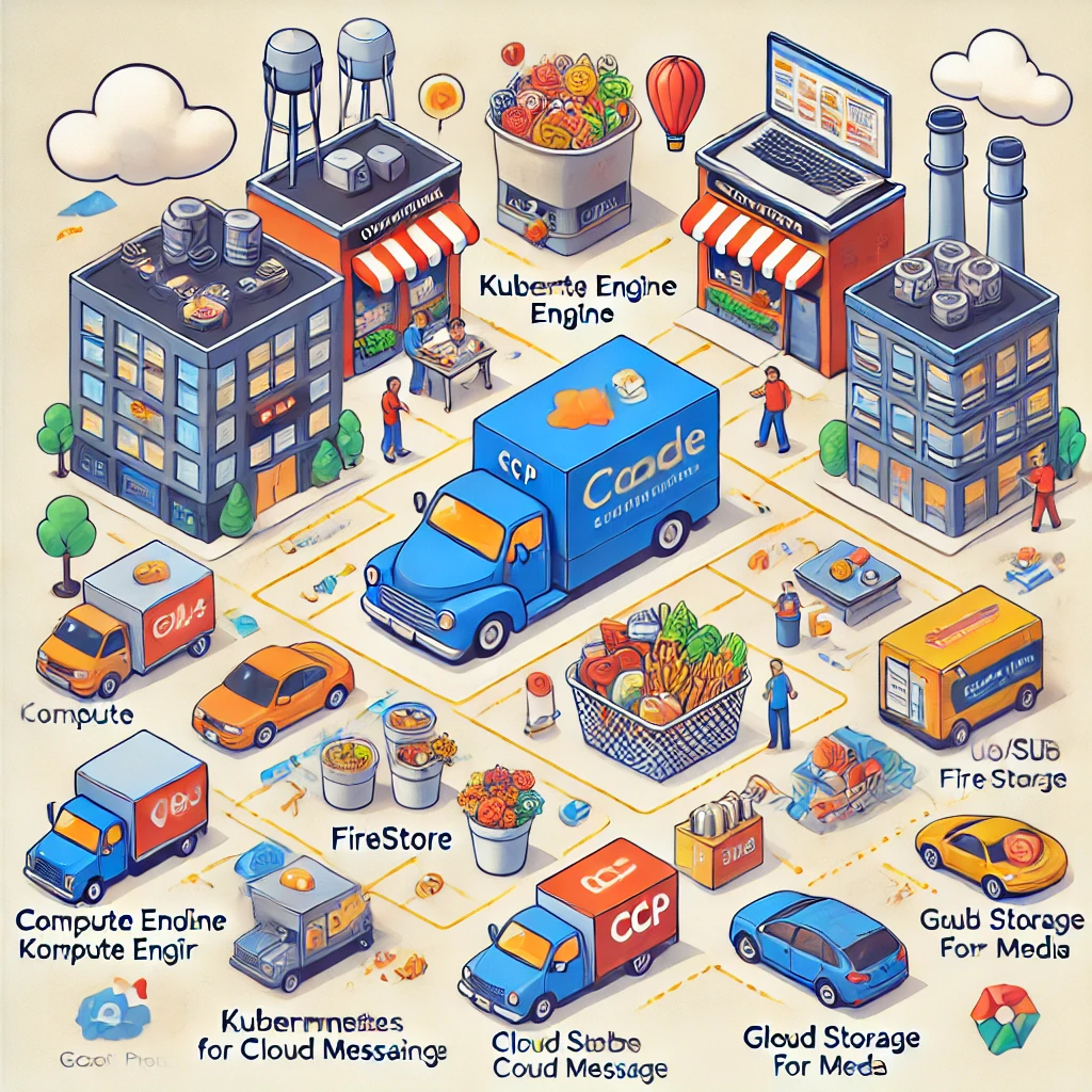 Developing a Scalable Food Delivery System Backend on Google Cloud Platform (GCP) products | by ...