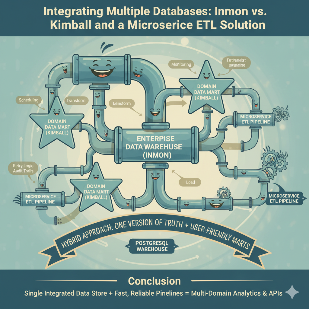 Integrating Multiple Databases: Inmon vs. Kimball and a Microservice ...
