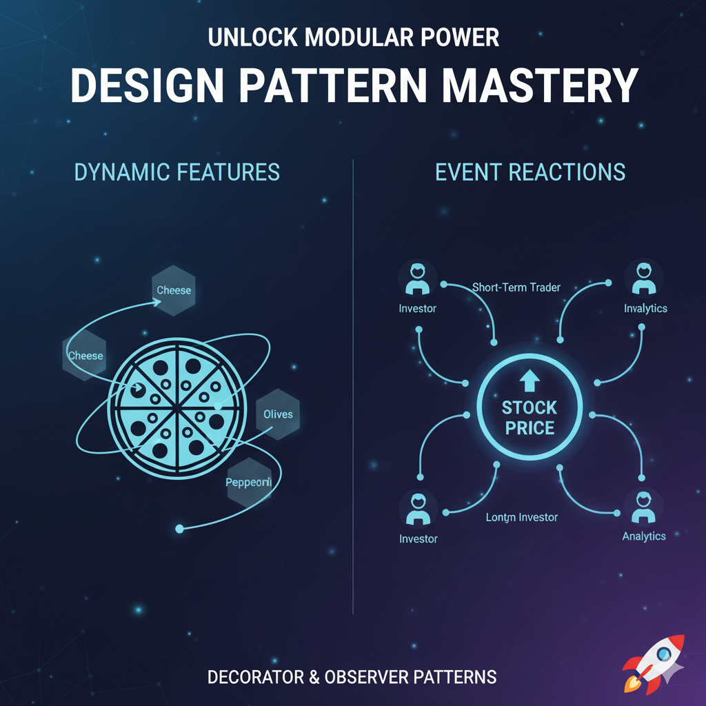 🍦Mastering Decorator and Observer Patterns → Dynamic Features and Event Reactions | by MP Codes ...