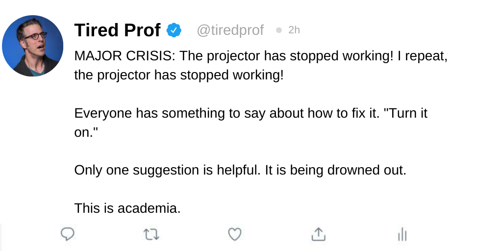 Professor Live Tweets Faculty Meeting to 14 Followers | by Matt Fotis ...