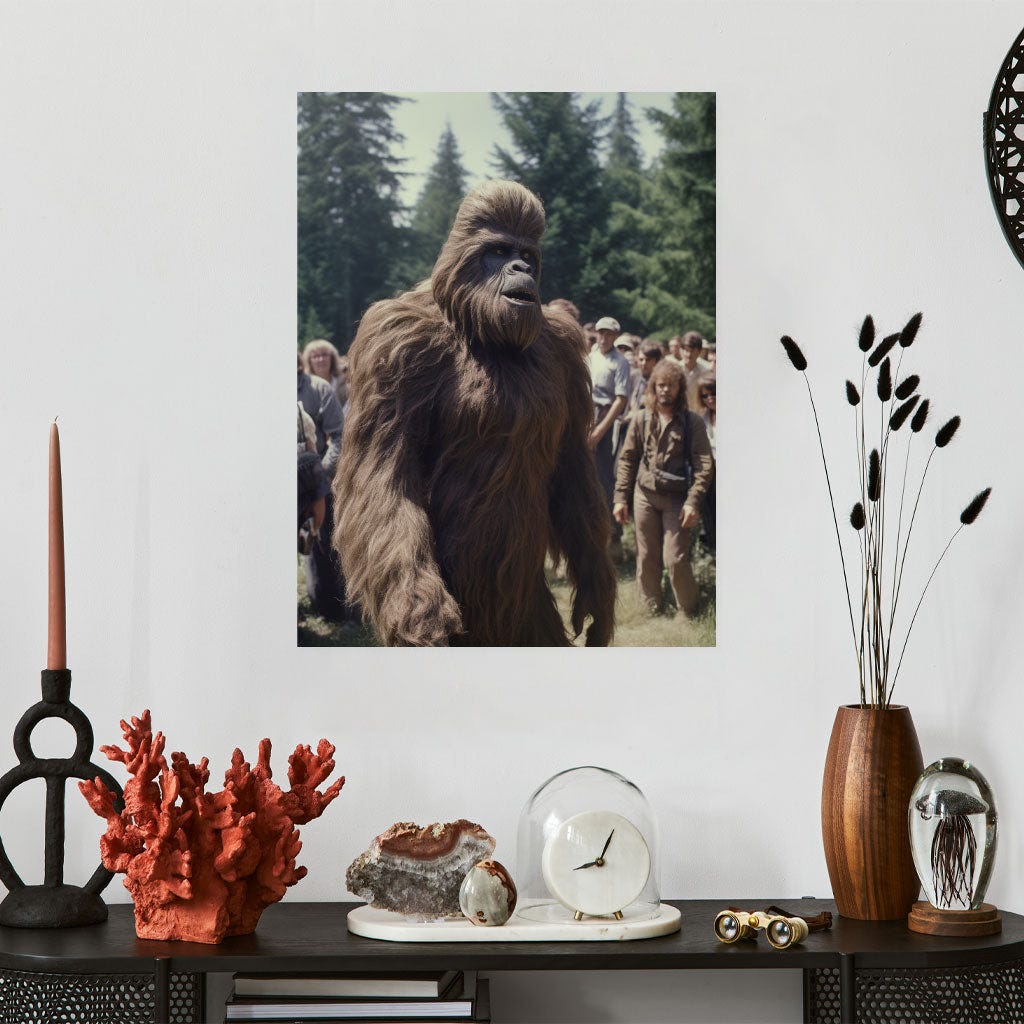 Discover the Mystical Charm of Bigfoot Posters: Unique Gift Ideas | by ...