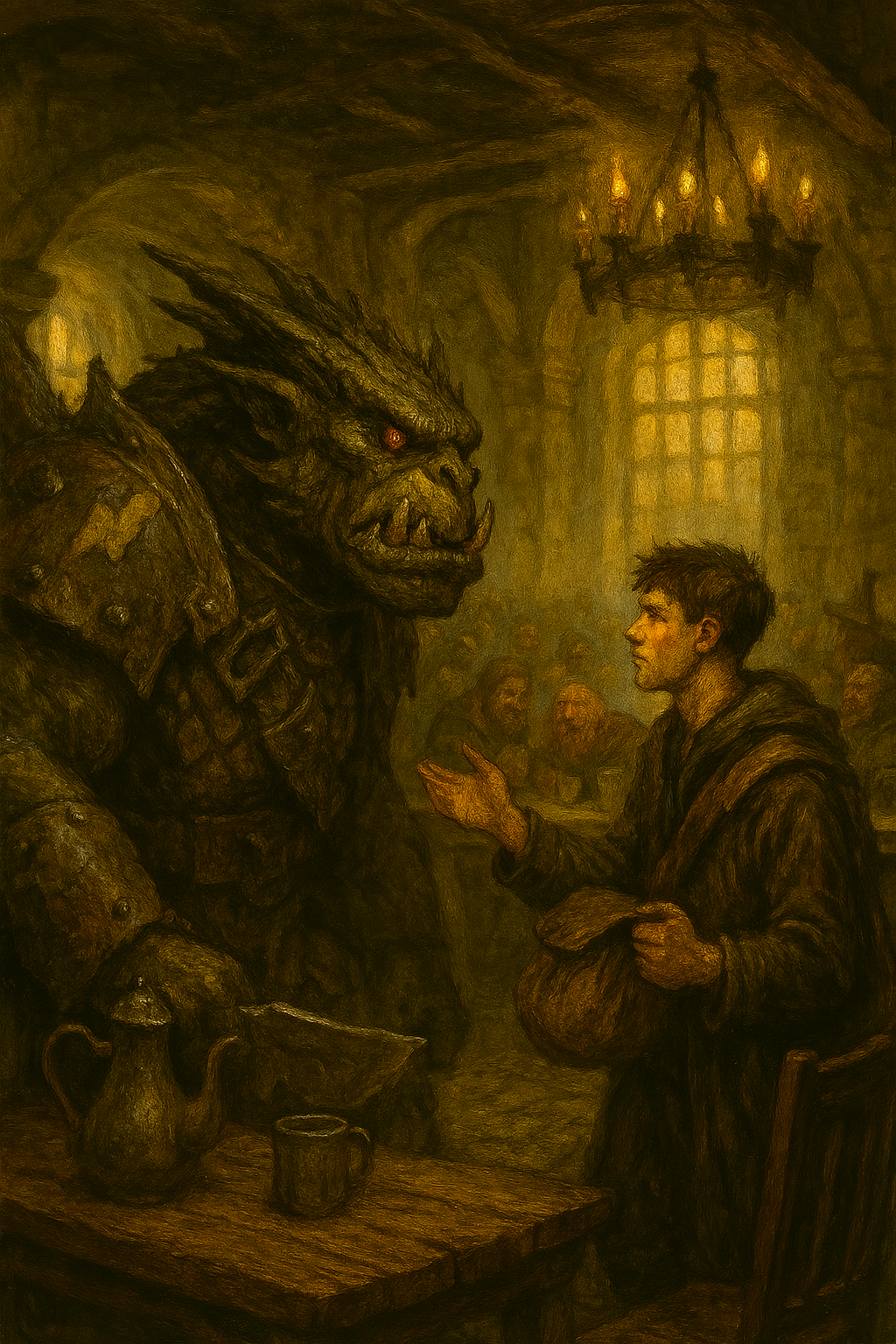 Chapter 6: An orc and a merchant walk into a tavern… | by Derkming ...