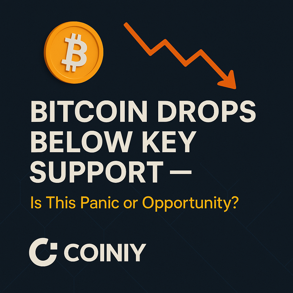 📉 Bitcoin Drops Sharply Today: Is This Panic or a Buying Opportunity ...