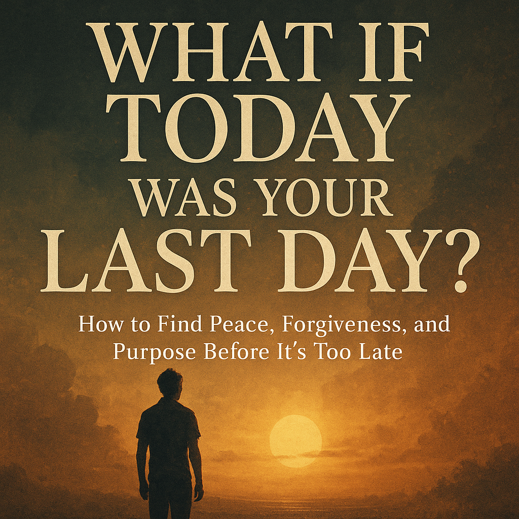 What If Today Was Your Last Day?. How to Find Peace, Forgiveness, and ...