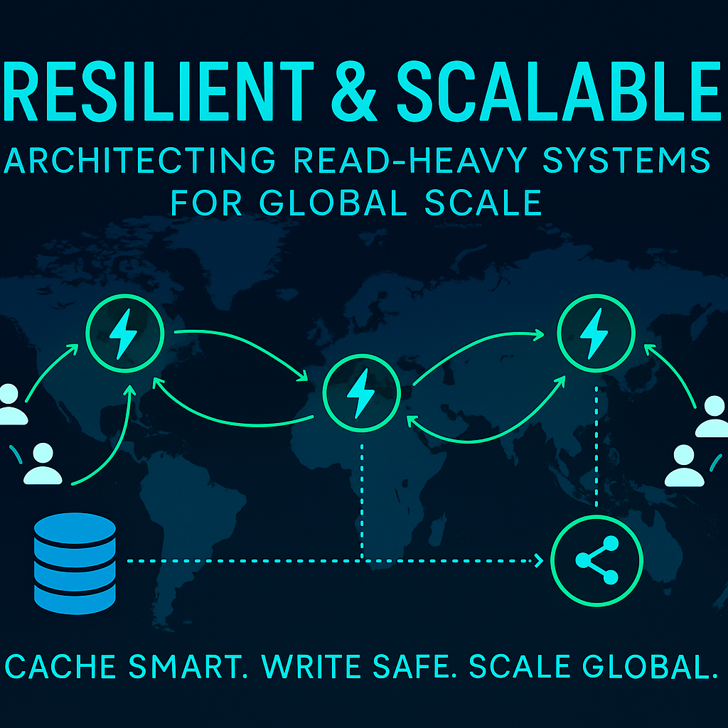 System Architecture : Read-Heavy Service with Regional Cache Replicas | by ScalaBrix | Level Up ...