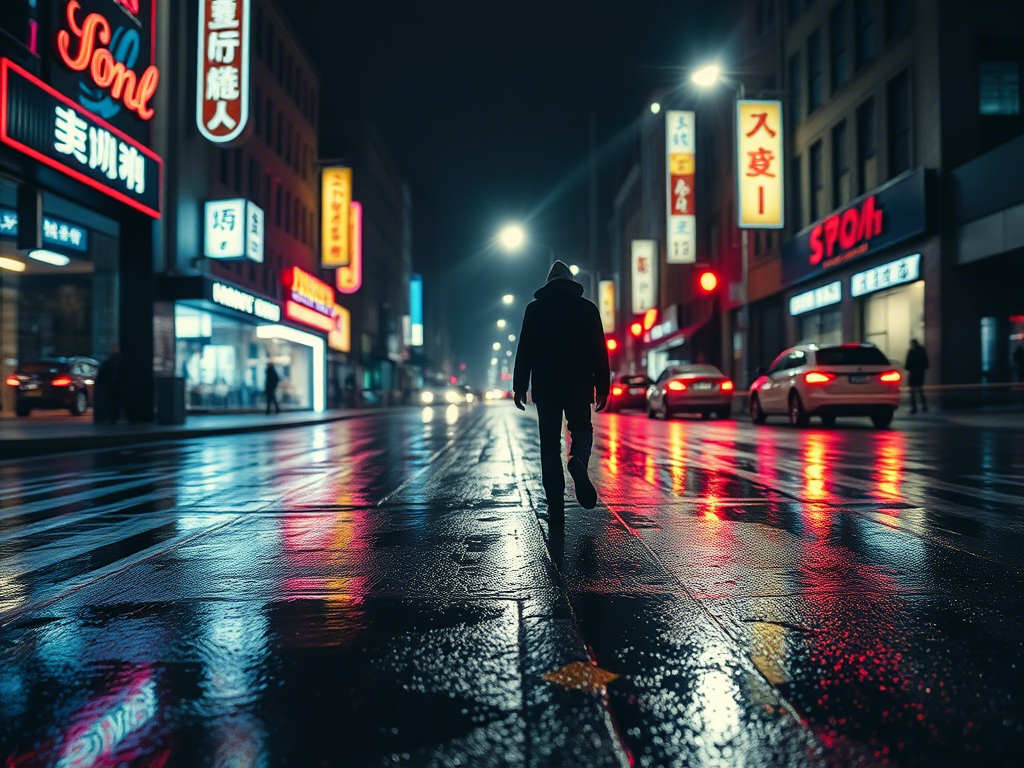 🌌 Walking Through Neon Silence — Crafting Urban Grit with AI | by Kevin ...