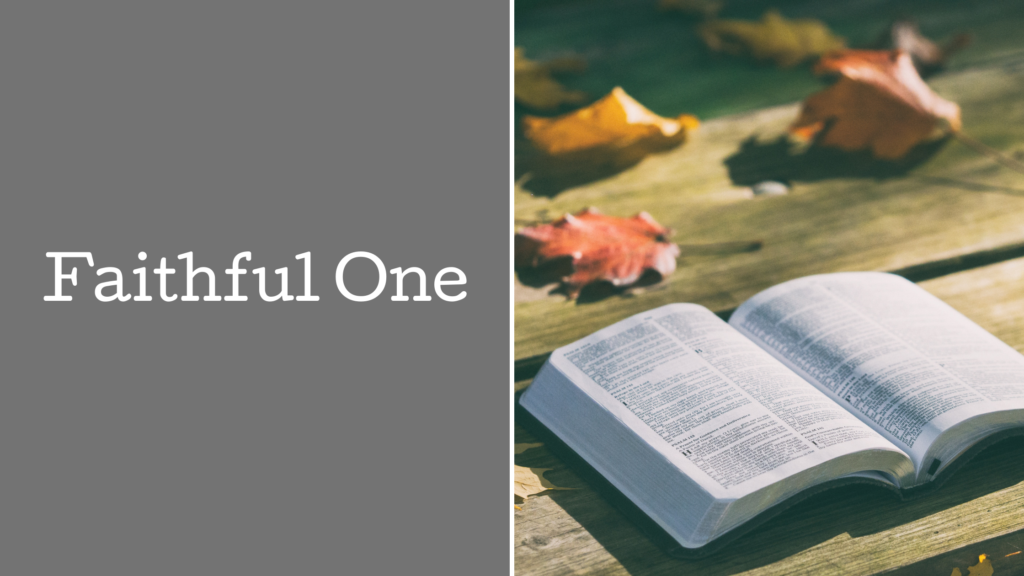 Faithful One. Please always study your Bible, it is a… | by ...