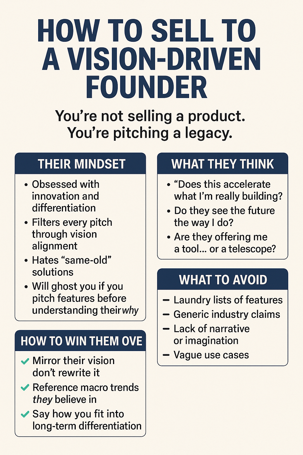 🧠 How to Sell to a Vision-Driven Founder | by Scott Holmes | Medium