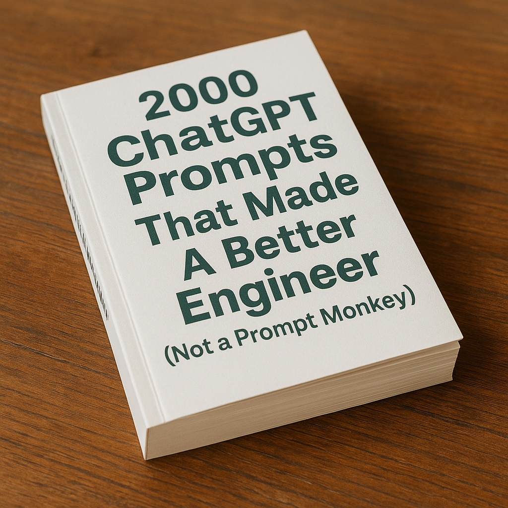 2000 ChatGPT Prompts That Made Me a Better Engineer (Not a Prompt ...