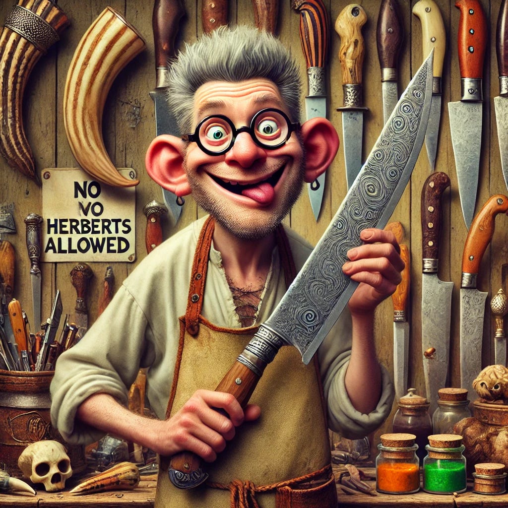 I Am Not Herbert: A Jaunt Through the Art of Odd and Joyous Knife ...