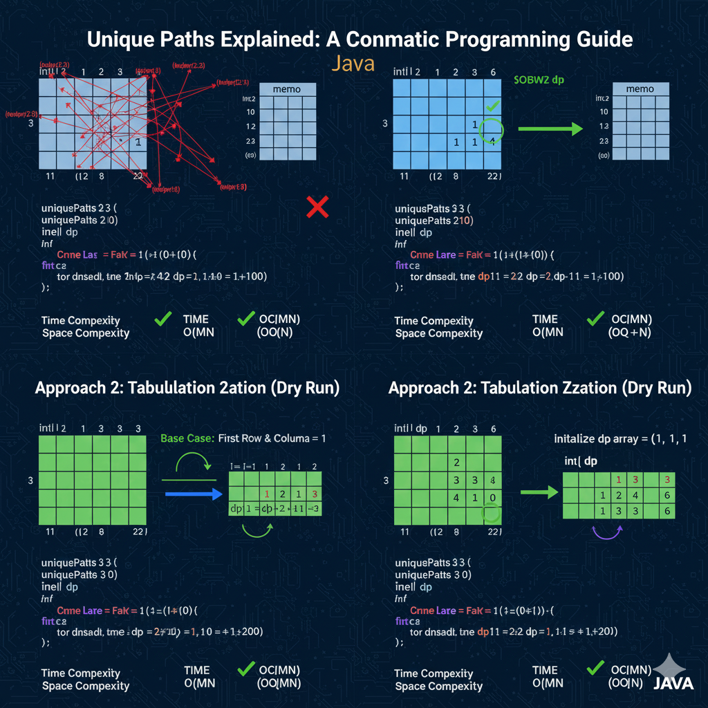 Unique Paths Explained: A Complete Dynamic Programming Guide #leetcode ...