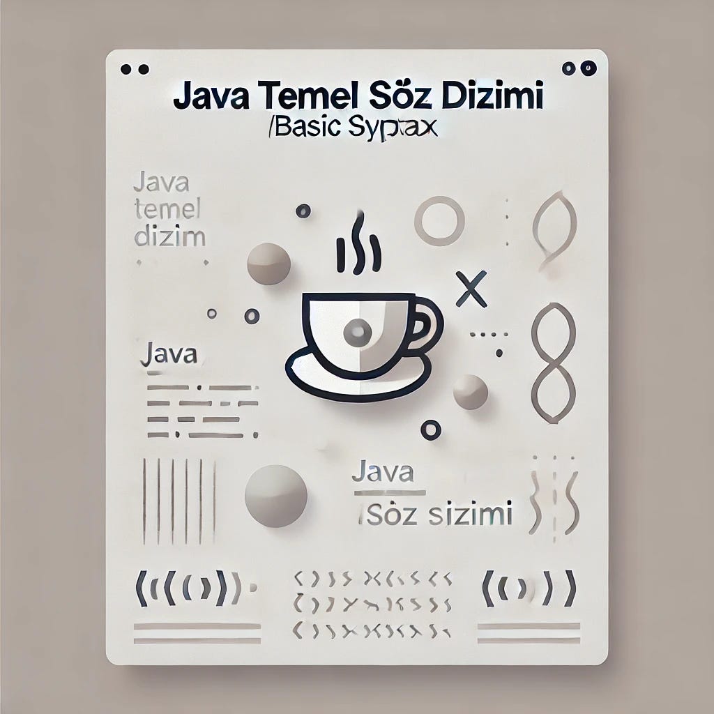 Java Temel Söz Dizimi: İlk Kodunuzu Yazalım! | by Umut Akbulut | Aug ...