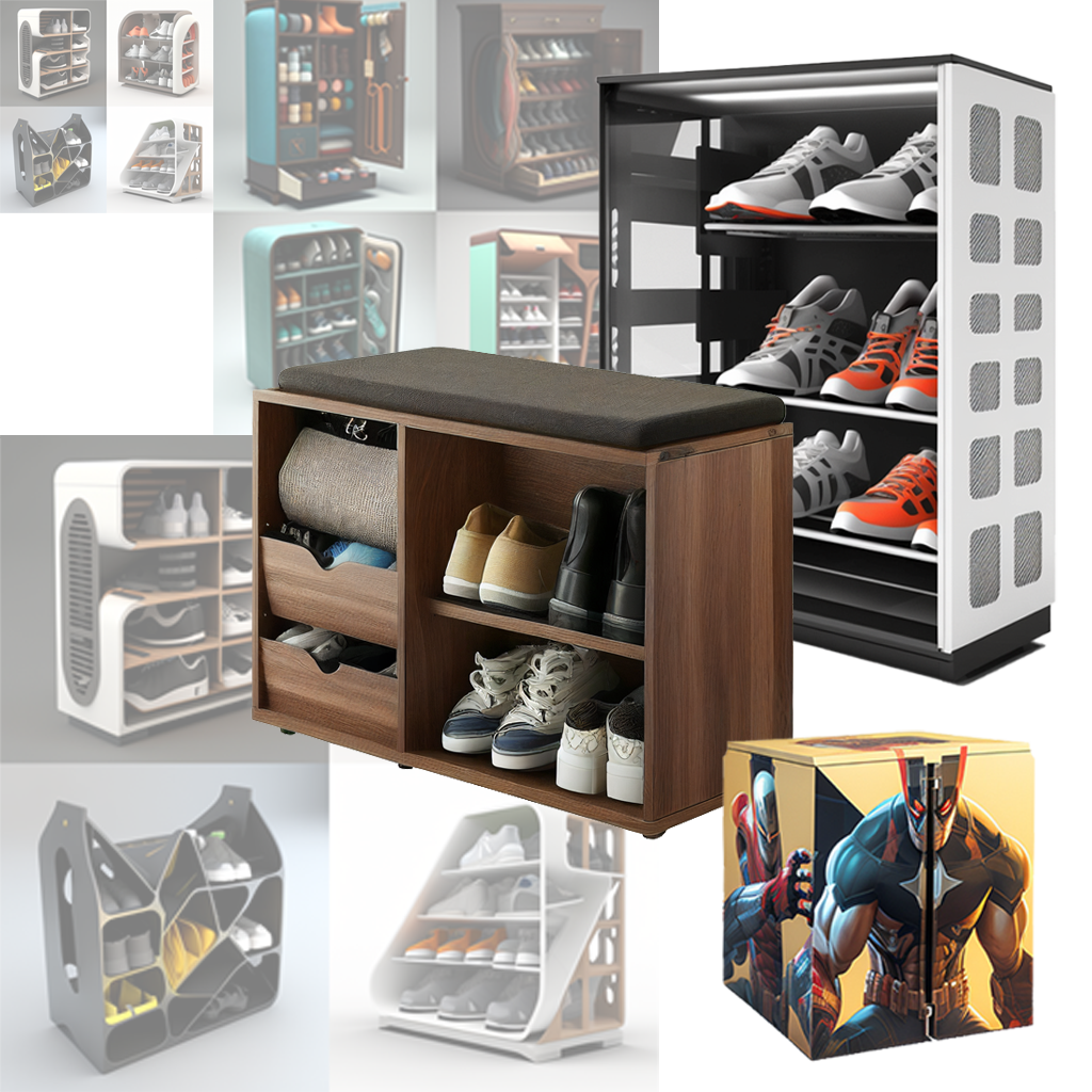 Design Thinking Process for designing a shoe rack | Medium