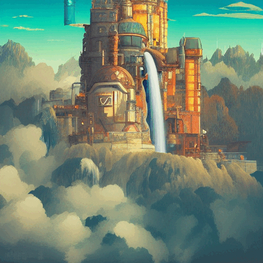 Animated Water Fall Gif