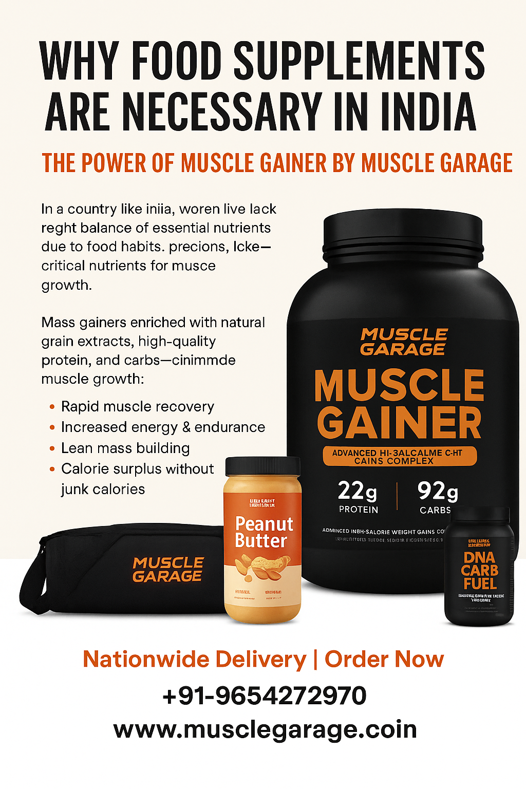 Why Food Supplements Are Necessary in India + The Power of Muscle ...