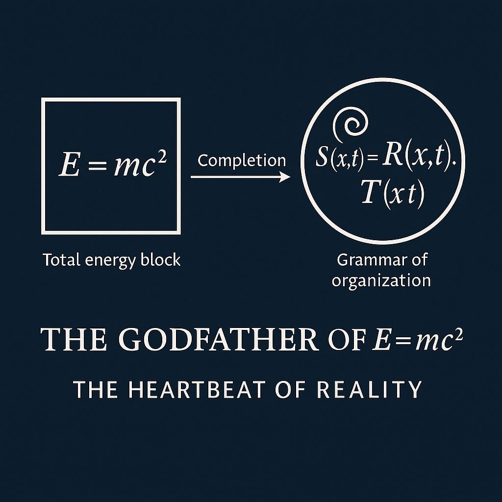 Completing Einstein: Why the R – T Equation Is the Godfather of E = mc² ...
