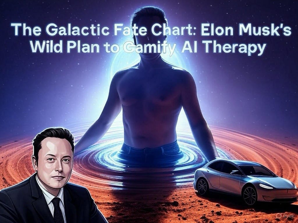 The Galactic Fate Chart: Elon Musk’s Wild Plan to Gamify AI Therapy ...