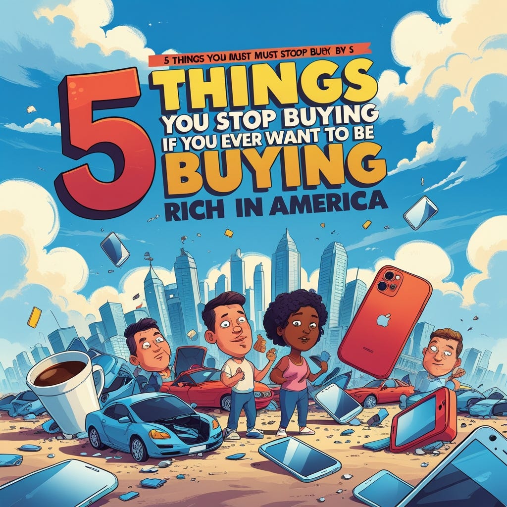 5 Things You Must Stop Buying If You Ever Want to Be Rich in America ...