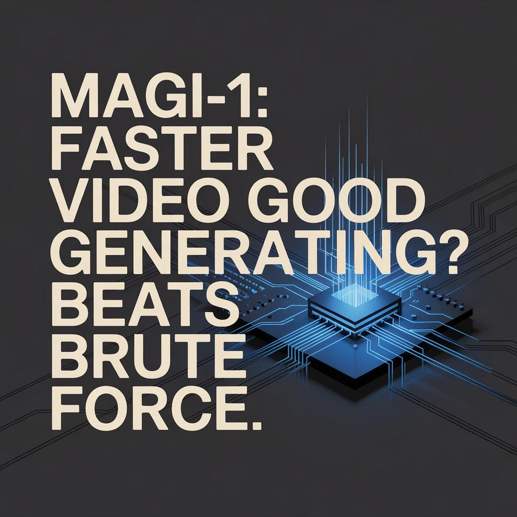 MAGI-1: The AI That’s Chunking Its Way to Realistic Video (and Beating ...