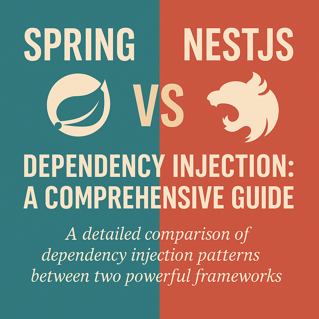 🌱 Spring vs ⚡ NestJS Dependency Injection: A Comprehensive Guide | by Aditya Dubey | Sep, 2025 ...