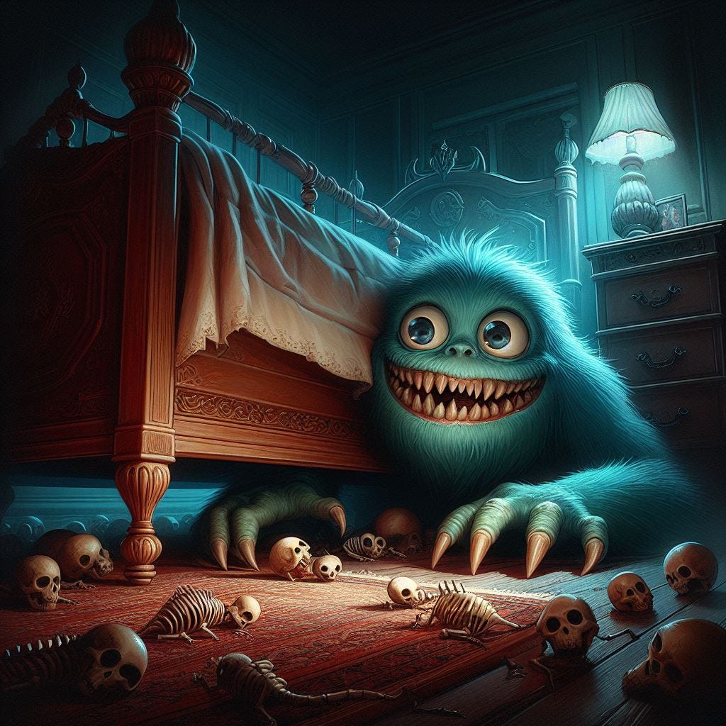 The Thing Under the Bed - Entropies - Medium