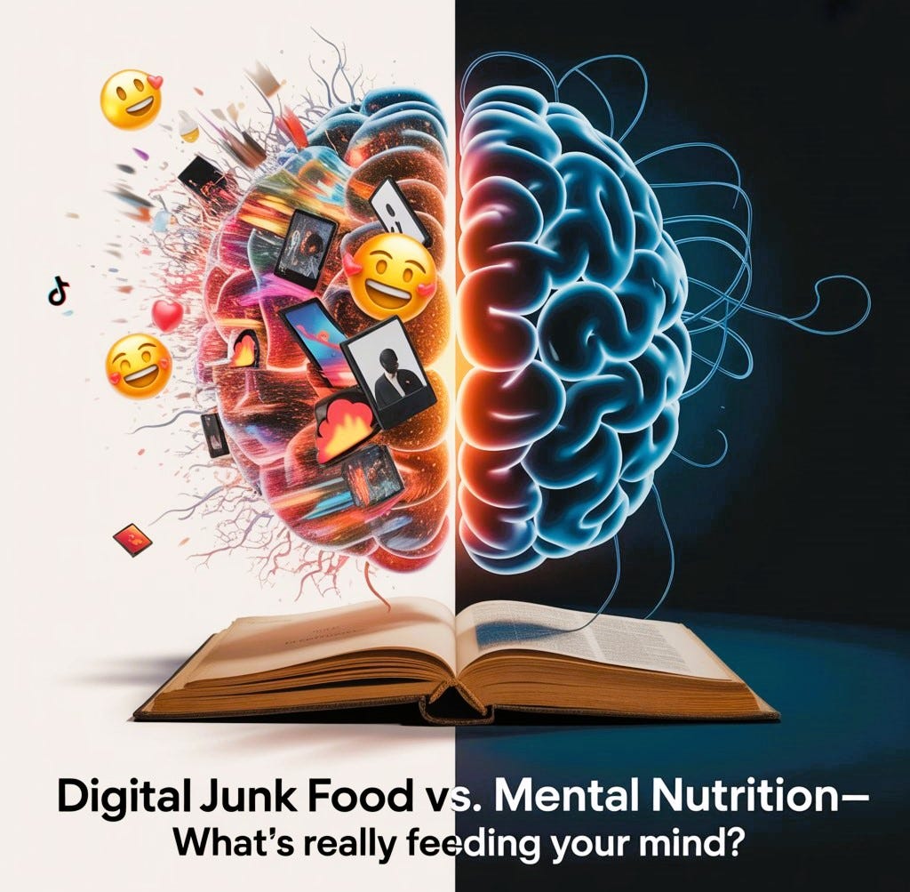 Digital Junk Food: Why Your Brain Loves TikTok More Than Reading | by ...