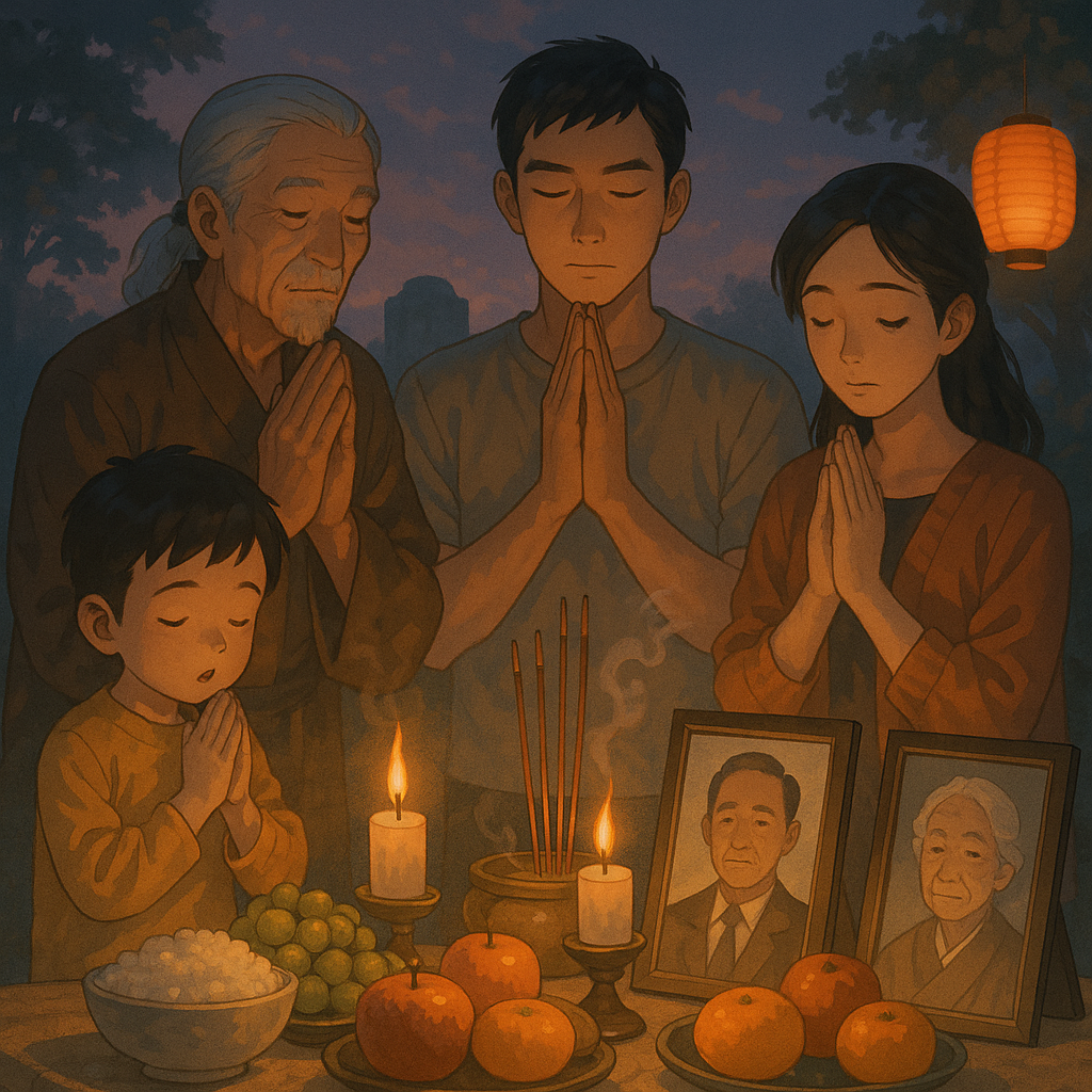 Unseen Threads: Pitra Paksha, Chuseok, Obon, and Qingming | by PRIYANSHI GAUR | Introvert Diary ...