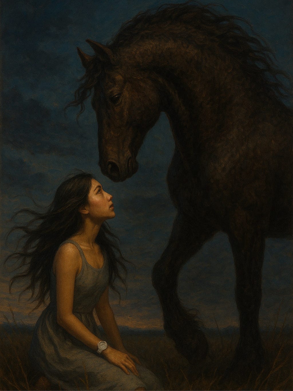 The Horse That Knew Me. The field began suddenly, as if the… | by Asem Span | Jun, 2025 | Medium