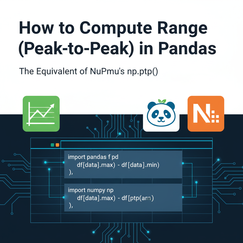 How to Compute Range (Peak-to-Peak) in Pandas: The Equivalent of NumPy’s np.ptp() | by Dr ...