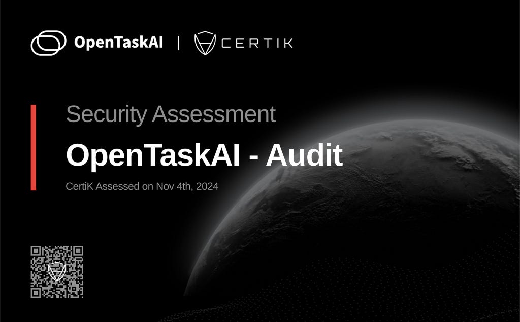 OpenTaskAI Successfully Completes Audit with CertiK: What This Means ...