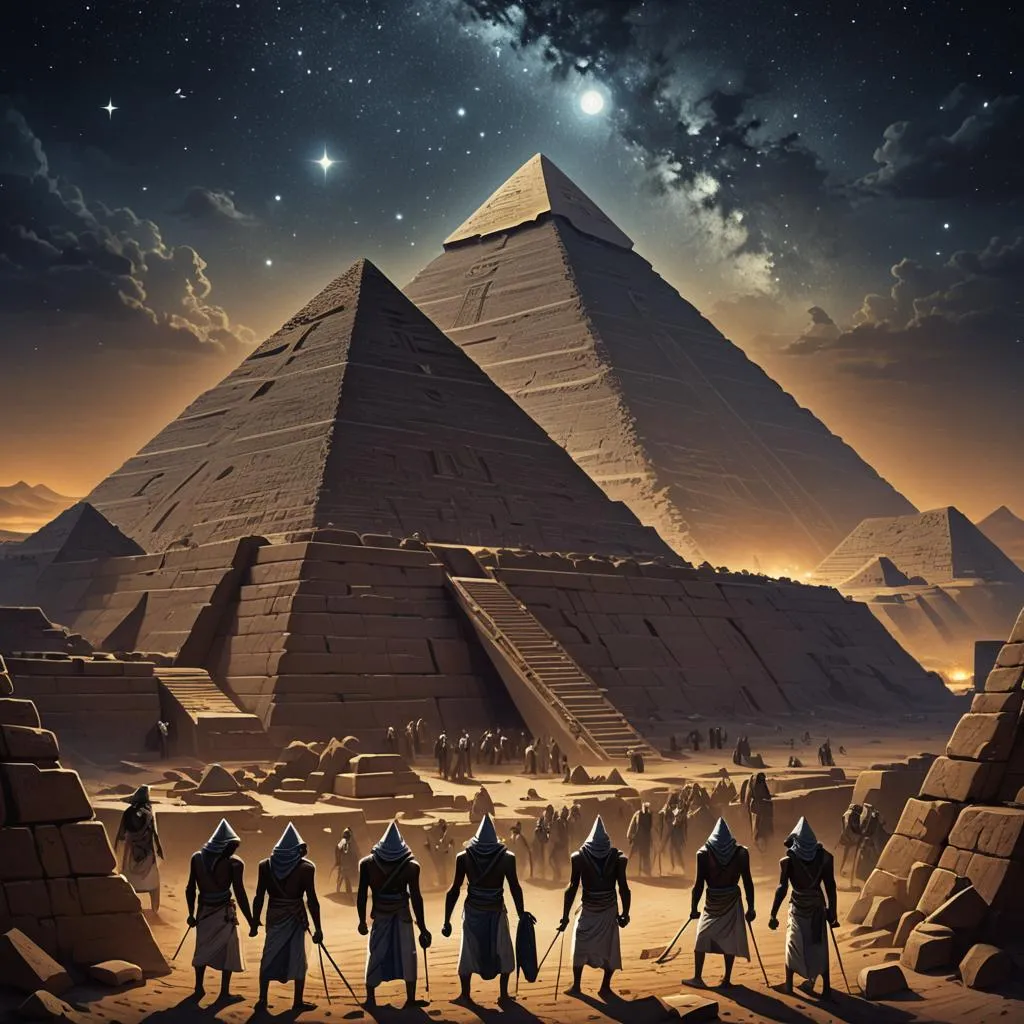 Earth’s Greatest Happenings: The Building of the Pyramids | by C. L ...