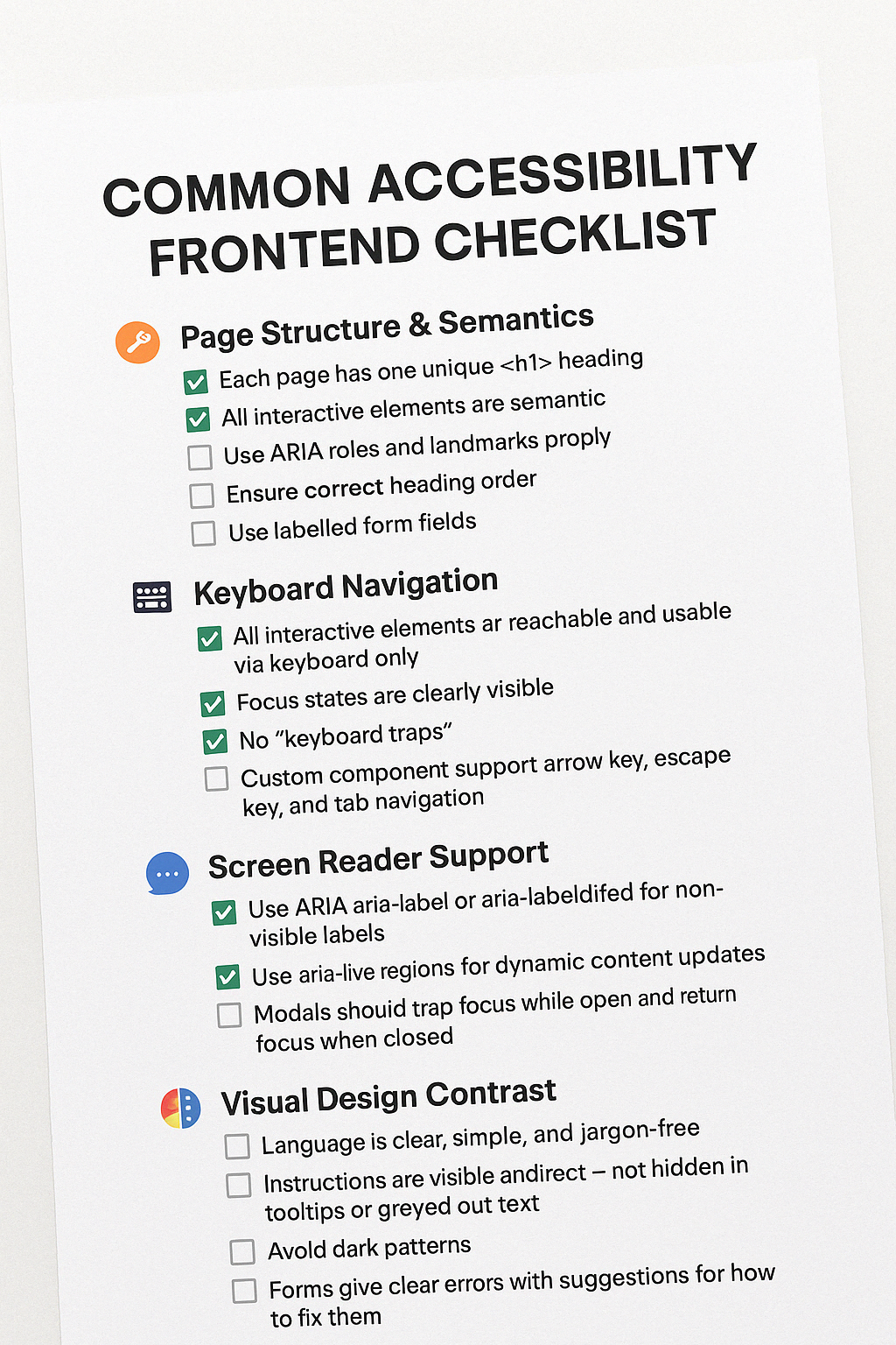 The Accessibility Checklist Every Online Business Needs to Pass | by ...